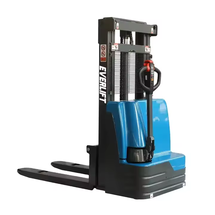 Everlift 1.2 T 1.5T 3M 3.5M Full Electric Pallet Stacker Lifter ...